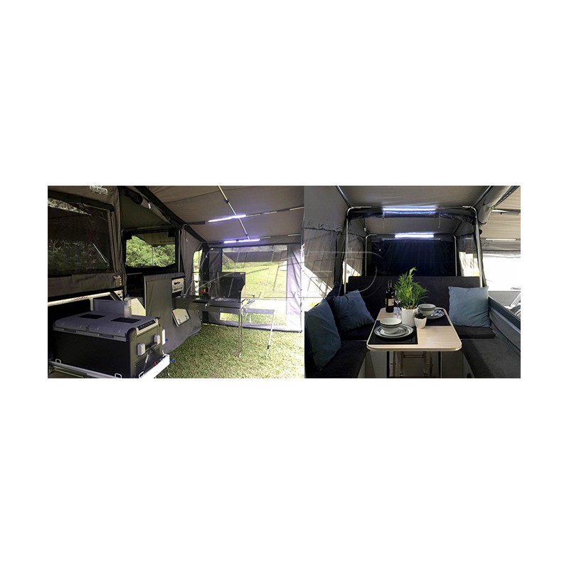 2x12V Waterproof 500mm LED Camping Strip Light