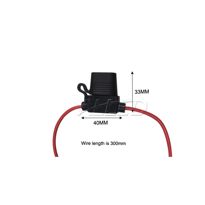 12V DC Automotive Blade Fuse Holder in-line Standard ATS blade fuses 30Amp