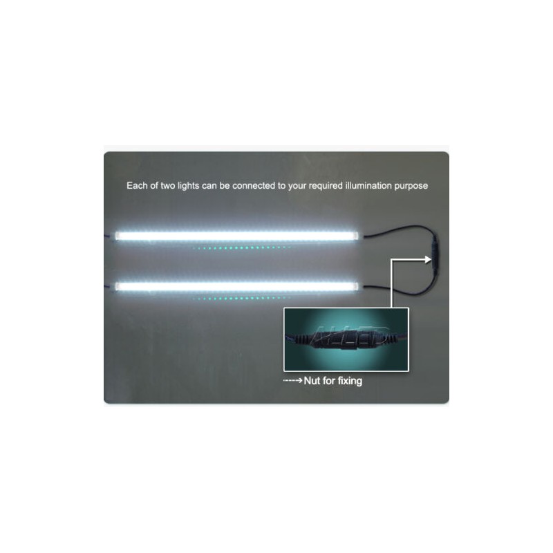4 Bars 12V Waterproof LED Camping Outdoor Light, 3 Bars +1 Bonus ...