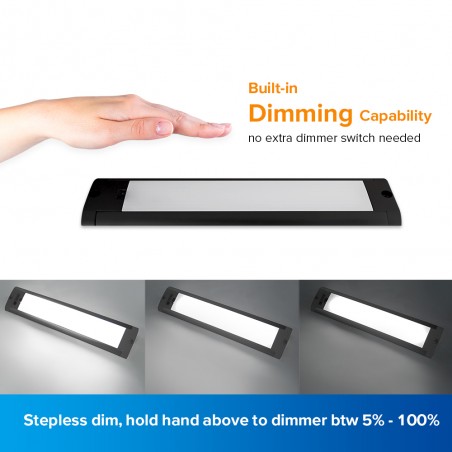 220MM DIMMABLE 12V LED UNDER CABINET light, DIMMABLE LED STRIP BAR ...