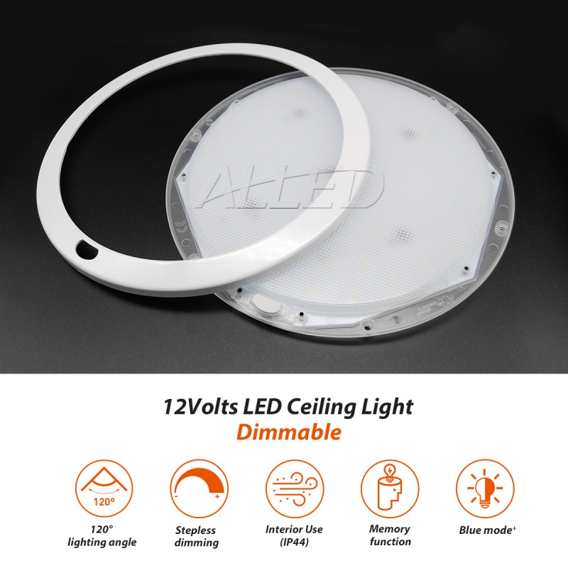 12V LED Ceiling Light, dimmable ceiling lights, 12v LED Dimmabel Down ...