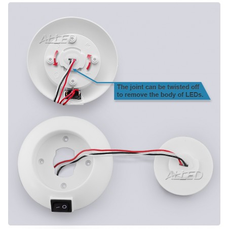 12V LED Cabin Light, 12v LED Dome Light, 12v LED Horsebox Light, Led ...