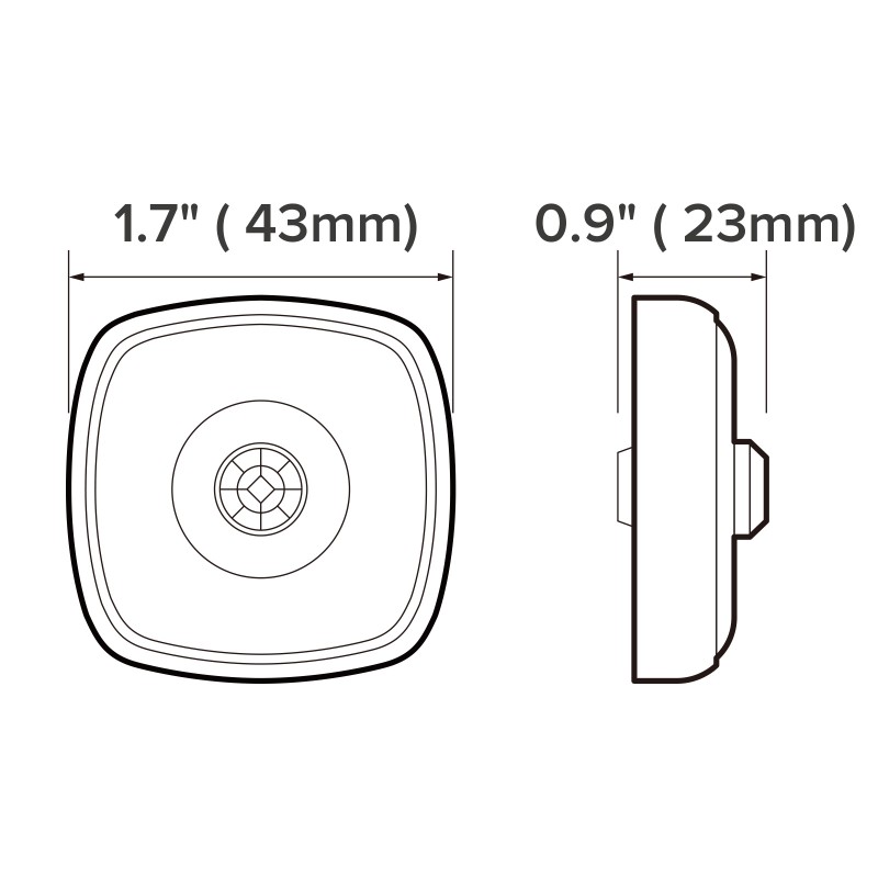 Montion Sensor Switch, Switch with LED Light, Dimmable Switch with LED ...
