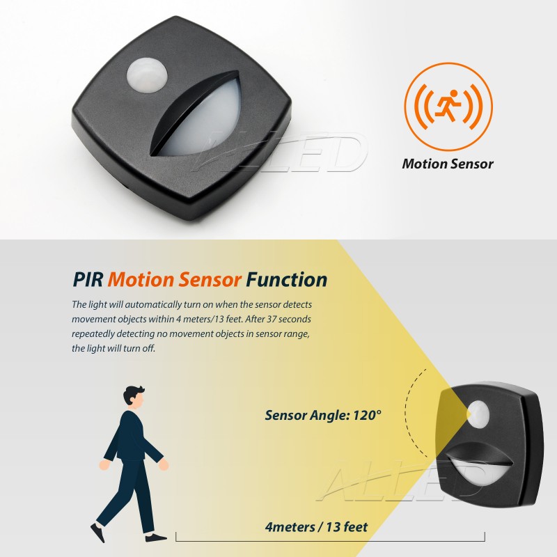 12v LED Sensor Courtesy Light, rv step light montion sensor