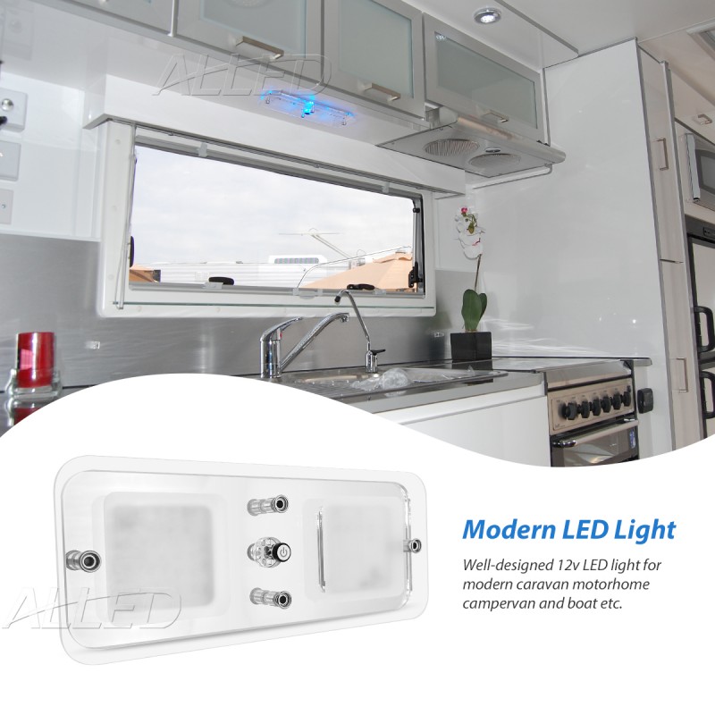 12V LED Interior Light, RV Ceiling Light, Caravan RV Camper Lamp