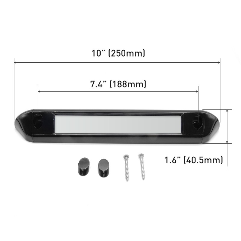12v LED Awning Exterior Lights with PC Cover for RV Boat 250MM
