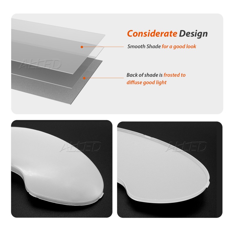 12V LED Oval Ceiling Roof Light for Camper Caravan