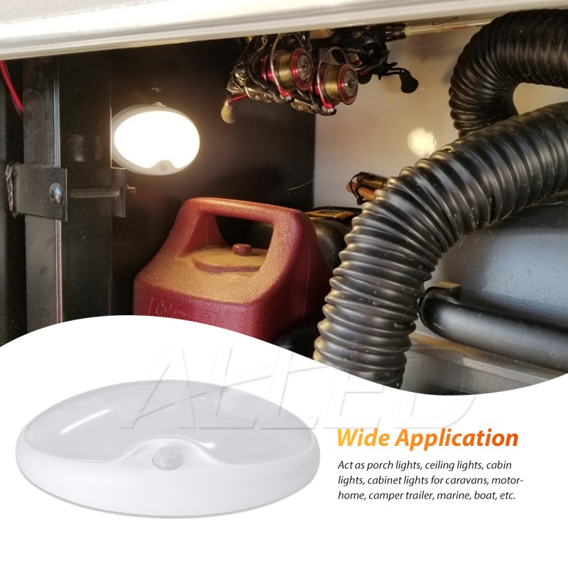 12V LED Pancake Light with Sensor Switch