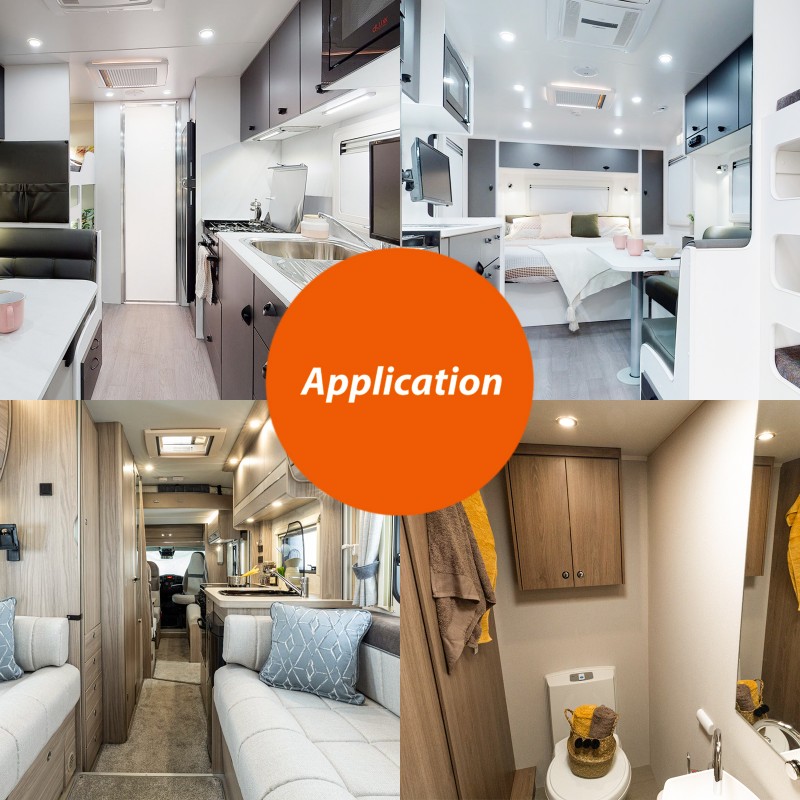 12v led lights caravan, 12v dual ceiling lighting, 12v led dual dome ...