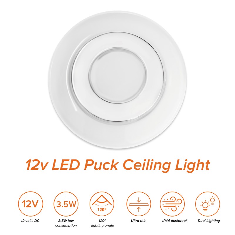 12v led lights caravan, 12v dual ceiling lighting, 12v led dual dome ...