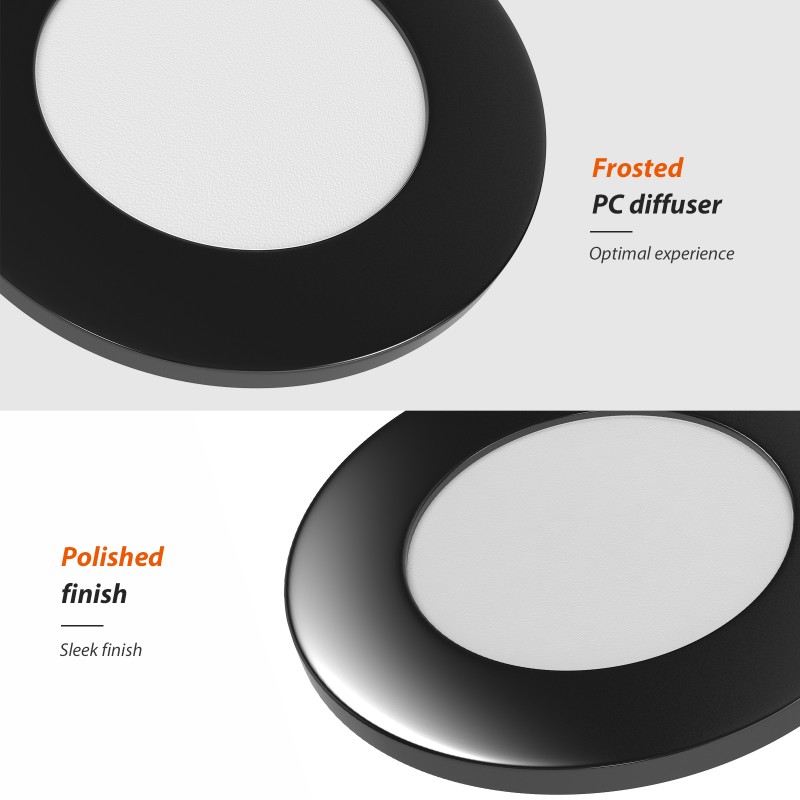 12V LED Recessed Downlight black