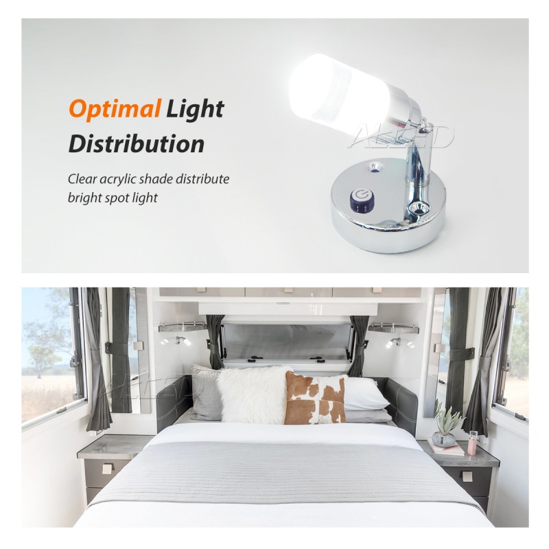 12V Reading Light, caravan reading lights