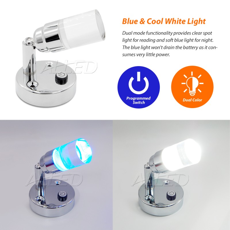 12V Reading Light, caravan reading lights