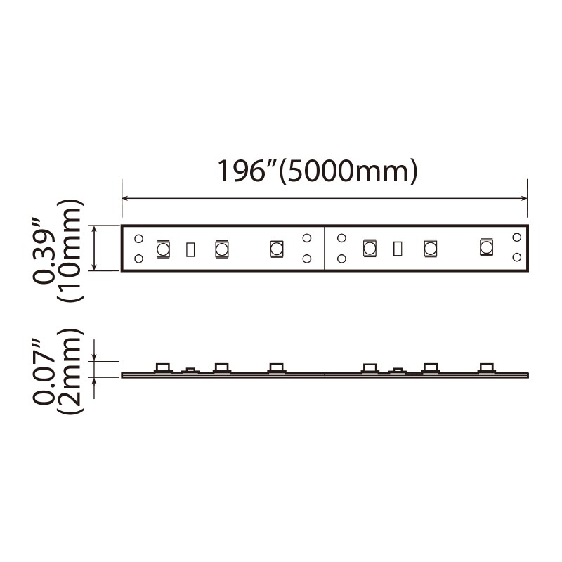 5m LED Strip Lights 12V 5050 SMD 300 LEDs 60led/m Daylight 4500K
