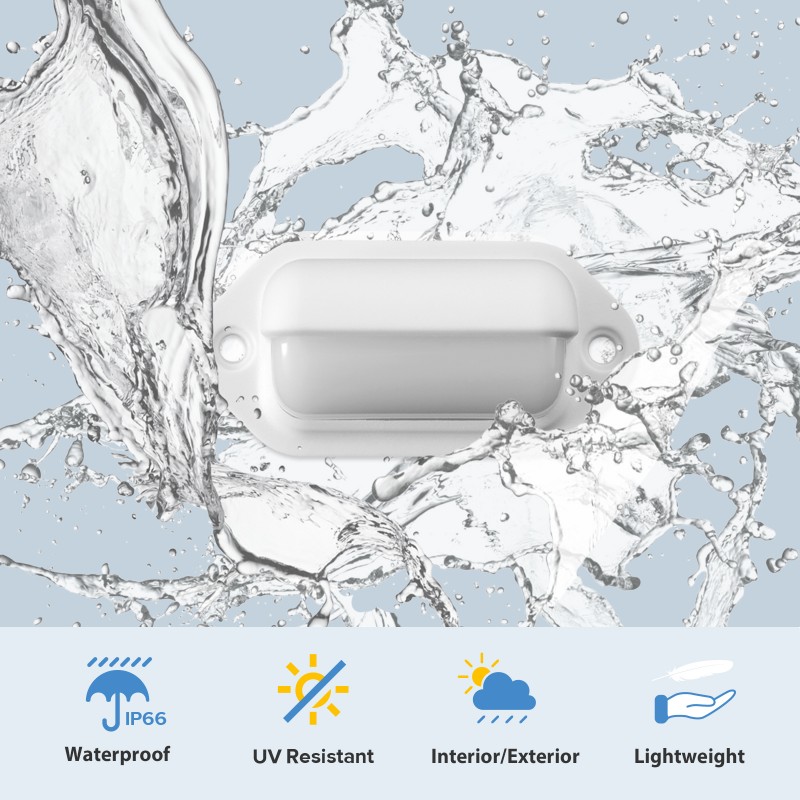 12V Waterproof LED Courtesy Light Deck/Garden/Boat/Stair/Step/RV Lamp