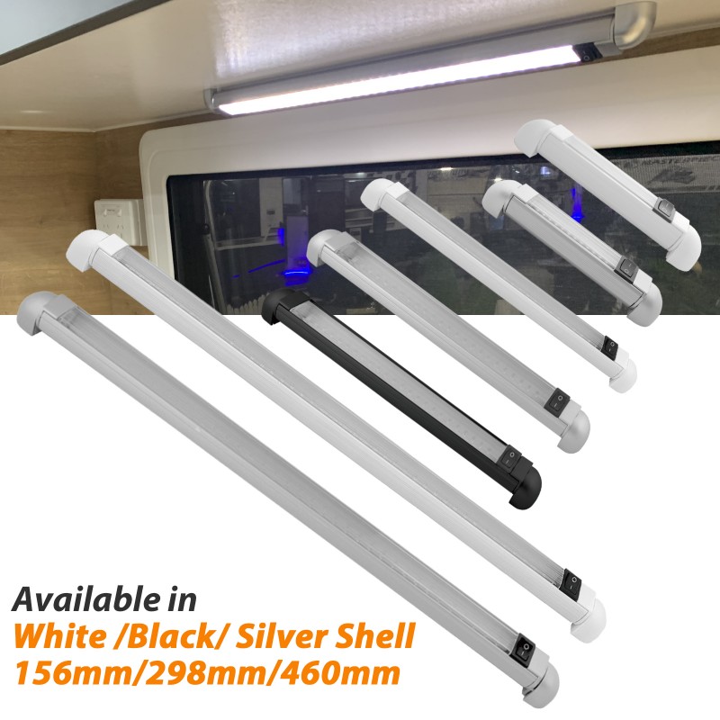 12V LED Swivel Strip Lights with Switch, 12v Under Cabinet Light with ...