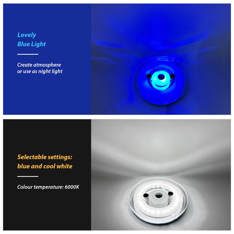 12v Round LED Interior Ceiling Down Roof Lights with Touch Switch for ...