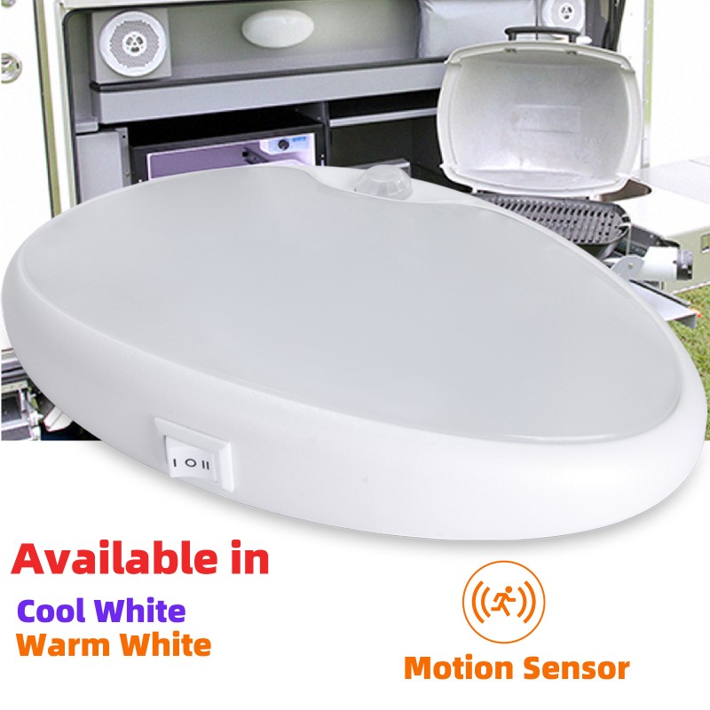 12V LED Pancake Light with Sensor Switch