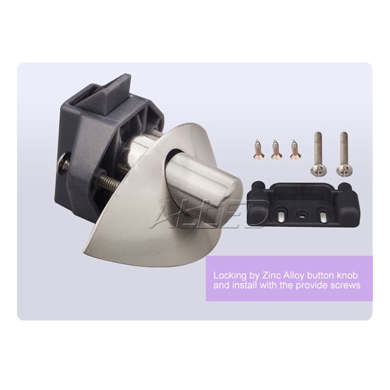 2xZinc Alloy Half Moon Handle Push Lock Latch Knob Caravan RV Campervan ...
