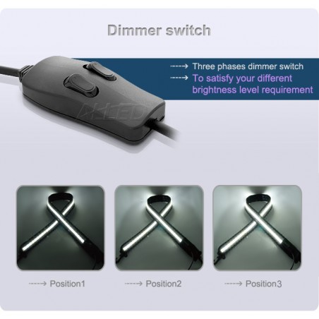 LED Flexible Strp Light with velcro back for camping purpose