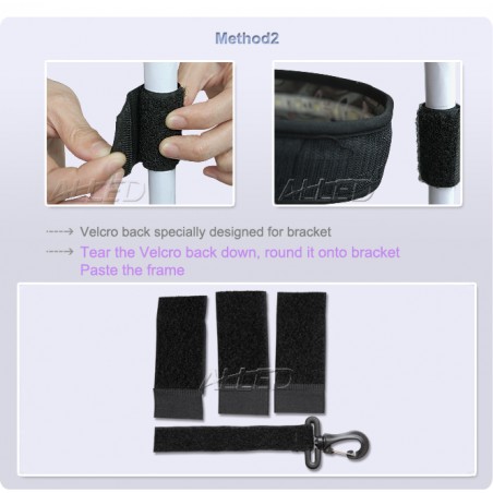 LED Flexible Strp Light with velcro back for camping purpose